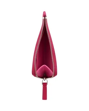 Marc Jacobs The Coin Charm Leather Case - Raspberry