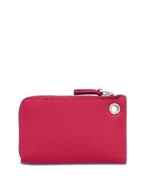 Marc Jacobs The Coin Charm Leather Case - Raspberry
