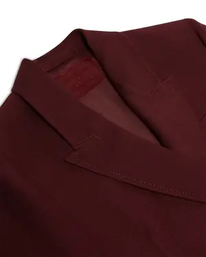 Marella Double Breasted Blazer - Bordeaux