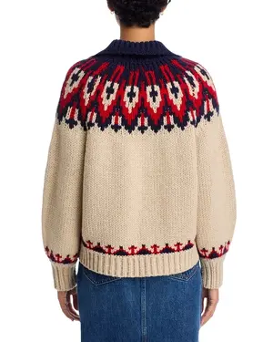 The Great. The Nordic Cardigan Sweater