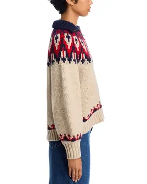 The Great. The Nordic Cardigan Sweater