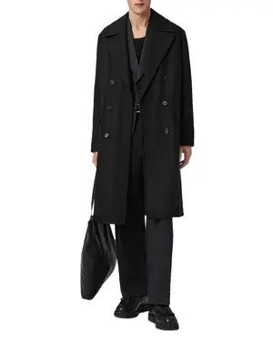 ALLSAINTS Curran Wool Blend Coat
