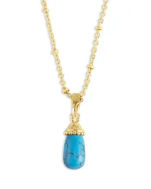 ANABEL ARAM Milos Small Turquoise Charm