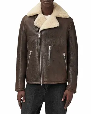Allsaints Shearling Jackets For Men