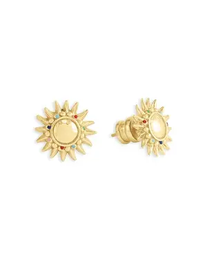 ANABEL ARAM Milos Soleil Stud Earrings - Gold