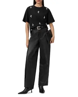 ALLSAINTS Rhea Lisa Embellished Tee