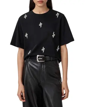 ALLSAINTS Rhea Lisa Embellished Tee
