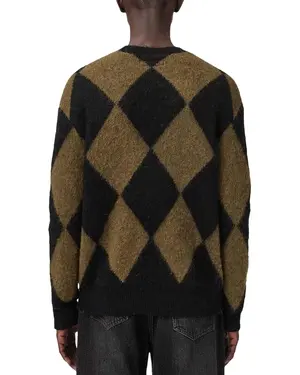 ALLSAINTS Bower Crewneck Sweater - Black/brown