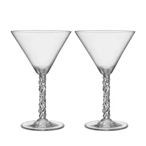ORREFORS Carat Martini Glass, Set Of 2 - Clear