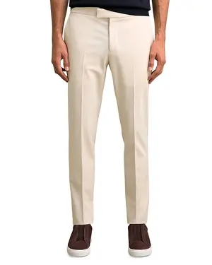 REISS Found Drawcord Slim Fit Trousers - Stone