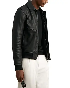 Reiss Leather Jackets For Men