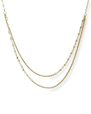 MOON & MEADOW 14k Yellow Cascata Necklace - Gold