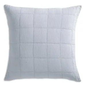 Calvin Klein Cotton Gauze Solid Euro Sham, Set Of 2 - Dawn Blue