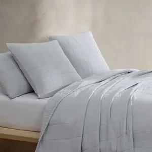Calvin Klein Cotton Gauze Solid Euro Sham, Set Of 2