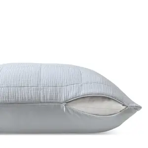 Calvin Klein Cotton Gauze Solid Euro Sham, Set Of 2