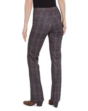 Lyssé Pintuck Plaid Ponte Trousers