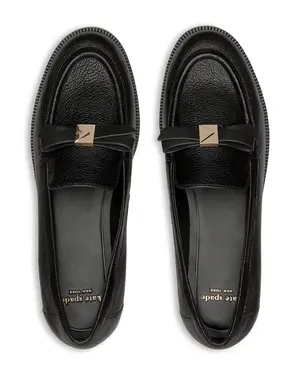 Kate Spade New York Deco Bow Loafer Flats
