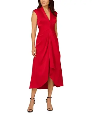 Aidan Mattox Pleated Cocktail Dresses