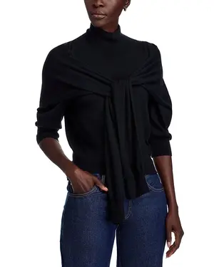 Issey Miyake Drop Shoulder Sweaters For Women