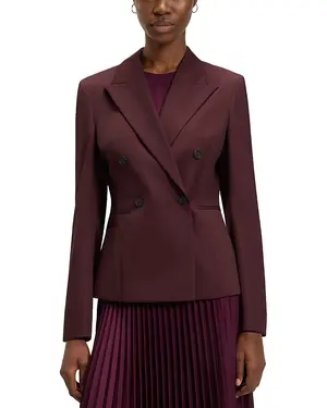 Boss Double Breasted Blazers For Women