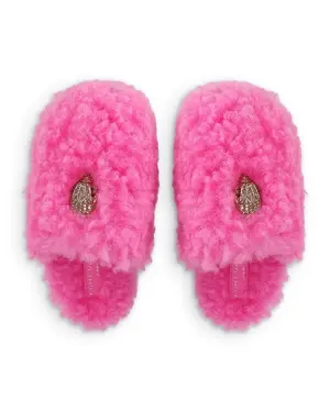 Kurt Geiger Faux Fur Kensington Slippers