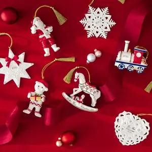VILLEROY & BOCH Christmas Classics Annual Santa Ornament 2025