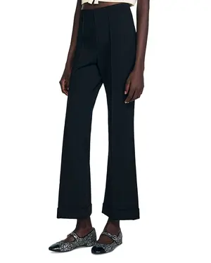 Sandro Frill Pants For Women
