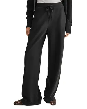Splendid Winslow Wide Leg Drawstring Pants - Black