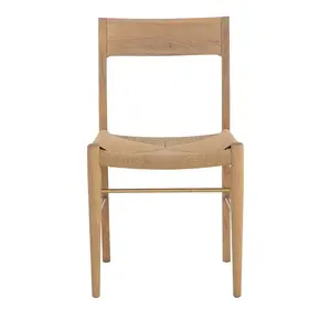 SUNPAN Bondi Dining Chair, Set Of 2 - Light Oakwoven Paper