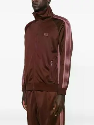 Needles Striped Zip Jacket - Brown