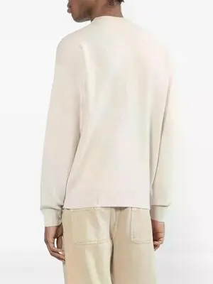AAPE BY *A BATHING APE Logo-patched Crewneck Sweatshirt - Neutrals