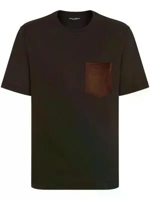 Dolce & Gabbana Logo-stamp Cotton T-shirt