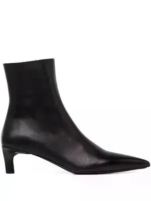 Marsèll Aculeo Basalt Pointed-toe Kitten-heel Boots