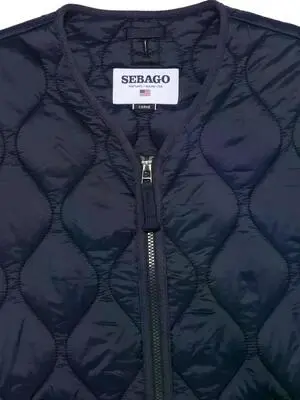SEBAGO Quilted Zip-front Gilet - Blue