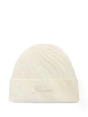 Jacquemus Ribbed Beanie - Neutrals