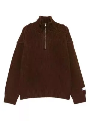 ÉTUDES STUDIO High-neck Zip-up Sweater