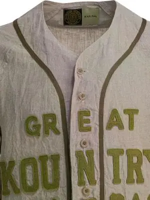Kapital Appliqué Button Shirt