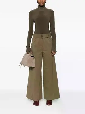 Norma Kamali Long-sleeve High-neck Bodysuit