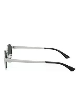 Ray-ban Oval-frame Sunglasses - Silver