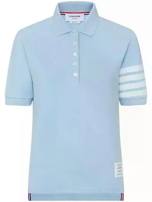 Thom Browne 4-bar Piqué-weave Polo Shirt