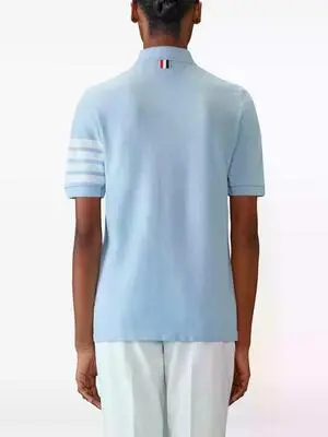 Thom Browne 4-bar Piqué-weave Polo Shirt