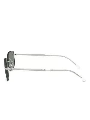 Ray-ban Square-frame Rimless Sunglasses - Silver