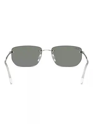 Ray-ban Square-frame Rimless Sunglasses - Silver