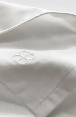 BOLL & BRANCH Signature Piped Edge Sheet Set - White/white