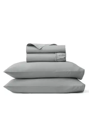 BOLL & BRANCH Signature Piped Edge Sheet Set Shore/bluestone