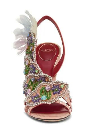 Valentino Garavani Crystal-embellished Sandal