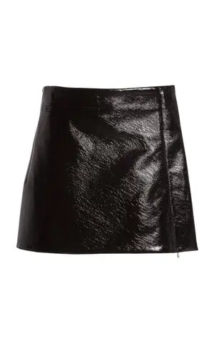 COURREGES One-minute Vinyl Mini Skirt