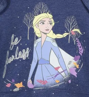 Disney Long Sleeve Tulle Dress - Queen Elsa Purple Purple