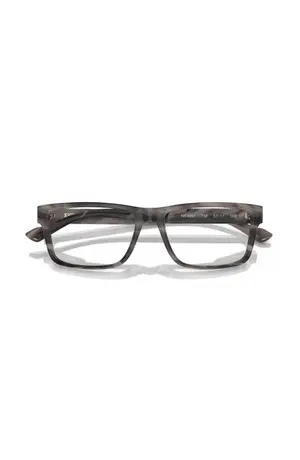 FERRARI 55mm Rectangle Optical Glasses - Grey