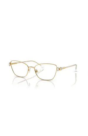 SWAROVSKI Rectangle Optical Glasses - Gold